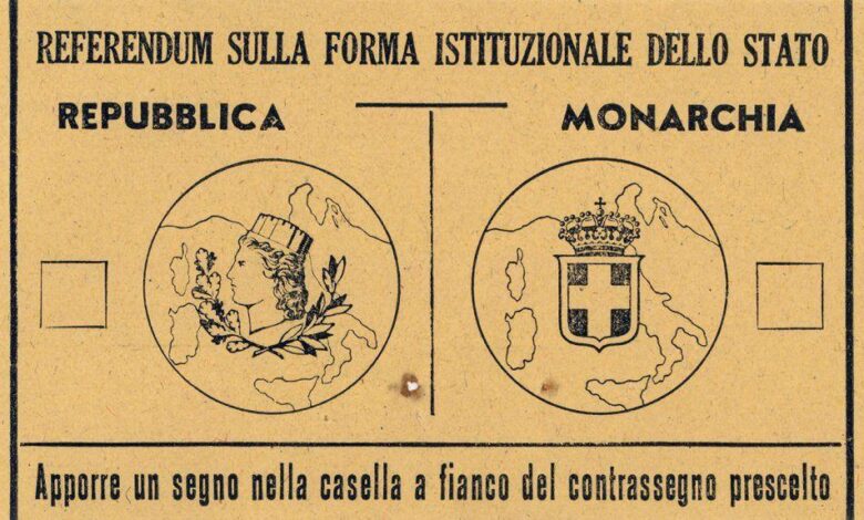 Referendum 2 giugno 1946: Repubblica o Monarchia, ecco come votò il ...