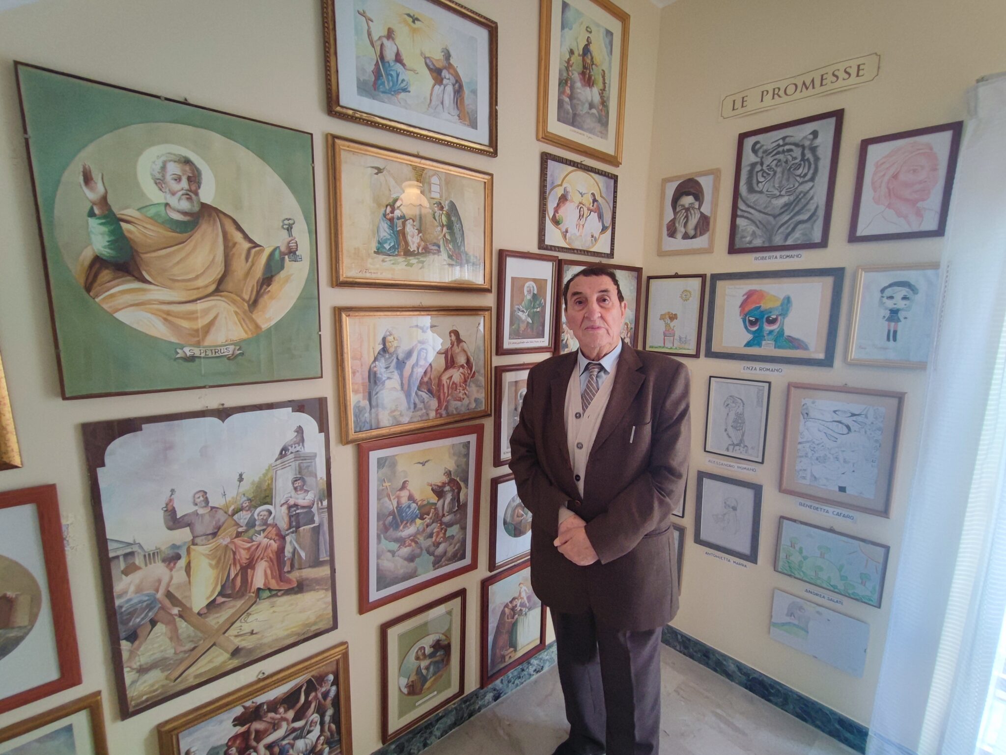 Inaugurato l'Atelier D'Arte del Maestro Mario Romano. Oggi la cerimonia ...