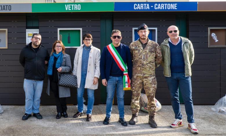 Al Comprensorio Militare di Persano installata un’isola ecologica ...