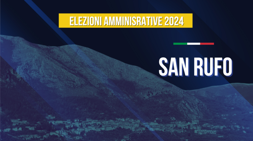 Elezioni Comunali 2024 A San Rufo Ecco Liste E Candidati Infocilento