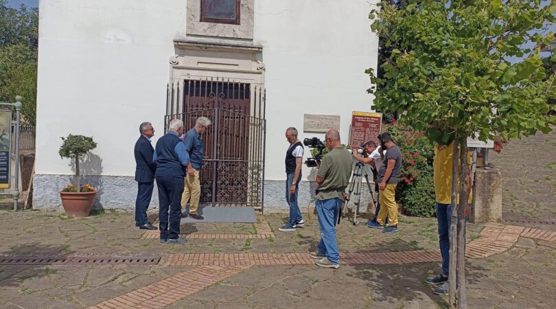 Casal Velino: la Cappella di San Matteo ospita la troupe Rai - InfoCilento