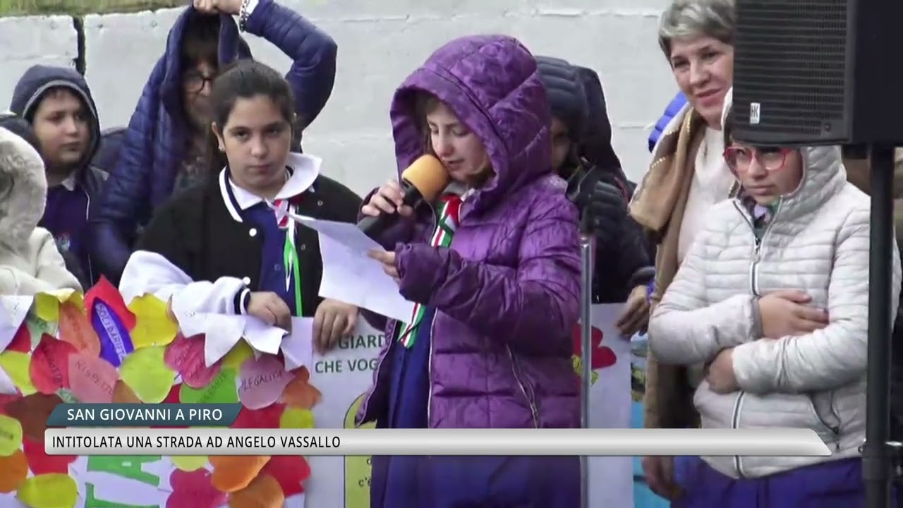 San Giovanni a Piro: intitolata una strada ad Angelo Vassallo - InfoCilento