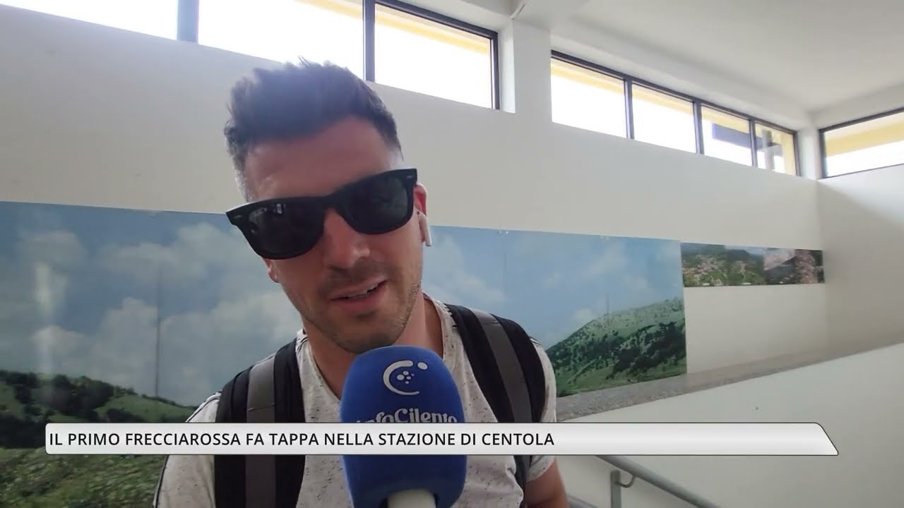 Centola, arrivato il primo Frecciarossa. Il sindaco: "Un viaggio comodo ...