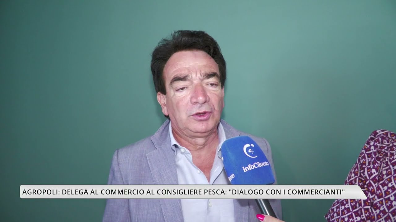 Agropoli, al consigliere Mario Pesca la delega al commercio: "Pronti al ...