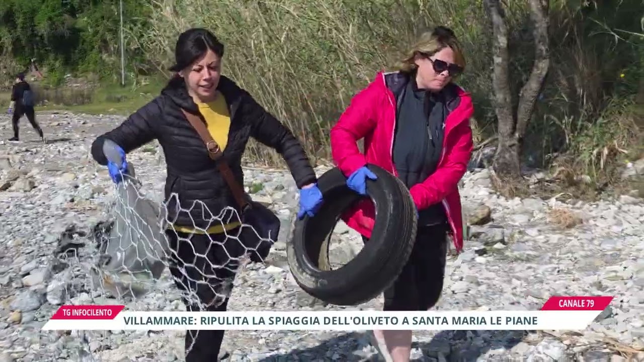 Villammare: ripulita la spiaggia dell'Oliveto a Santa Maria le Piane ...