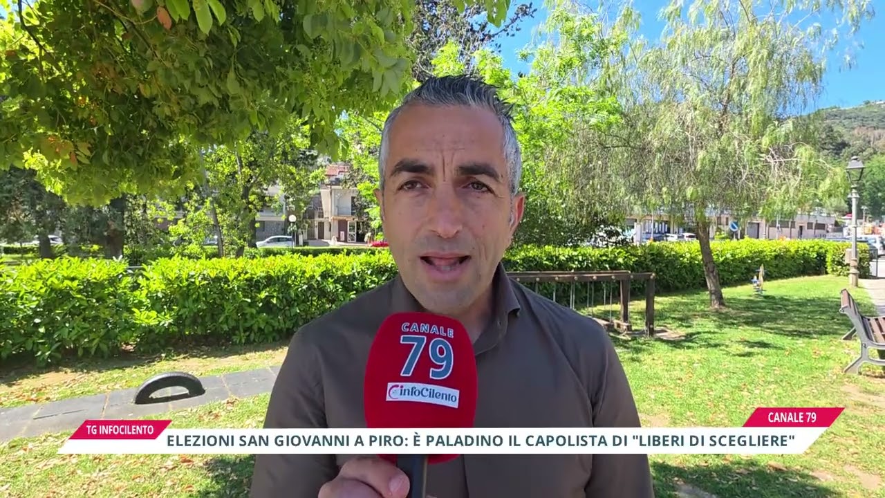 Elezioni San Giovanni a Piro: è Sandro Paladino il capolista di "liberi ...